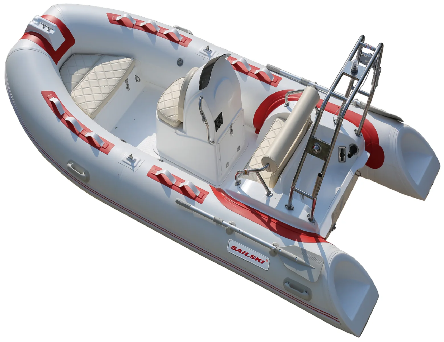 SAILSKI Fiberglass Hull RIB Boat RIB390C 3.9m For 5 Person ( SAIL ...