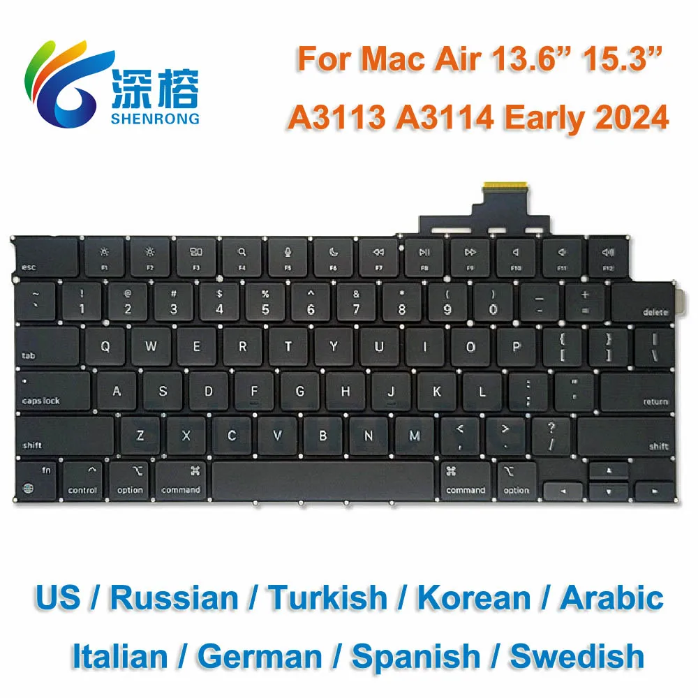 M3-A3113-A3114-Keyboard-For-Macbook-Air-15-13-UK-US-English-Russian ...