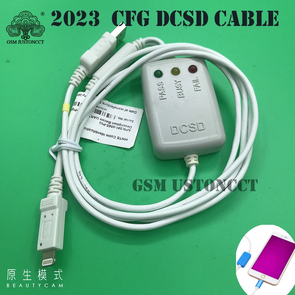 Câble USB Original DCSD, câble de série, pour lire et écrire les données Nand, pour iPhone 6S/7 ...