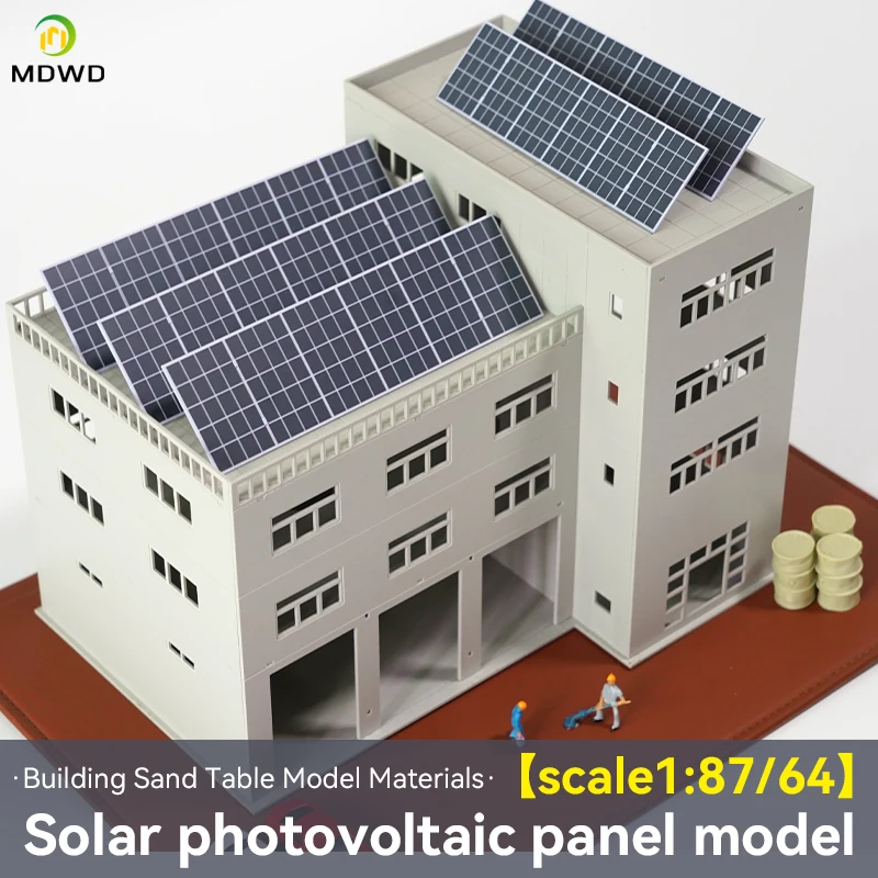 Modelo-de-Painel-Solar-Fotovoltaico-Miniatura-1-64-1-87-Arquitectura-El ...