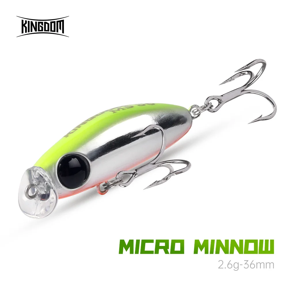 Kingdom-New-Micro-Minnow-Fishing-Bait-2-6g-36mm-Artificial-Slow-Long ...
