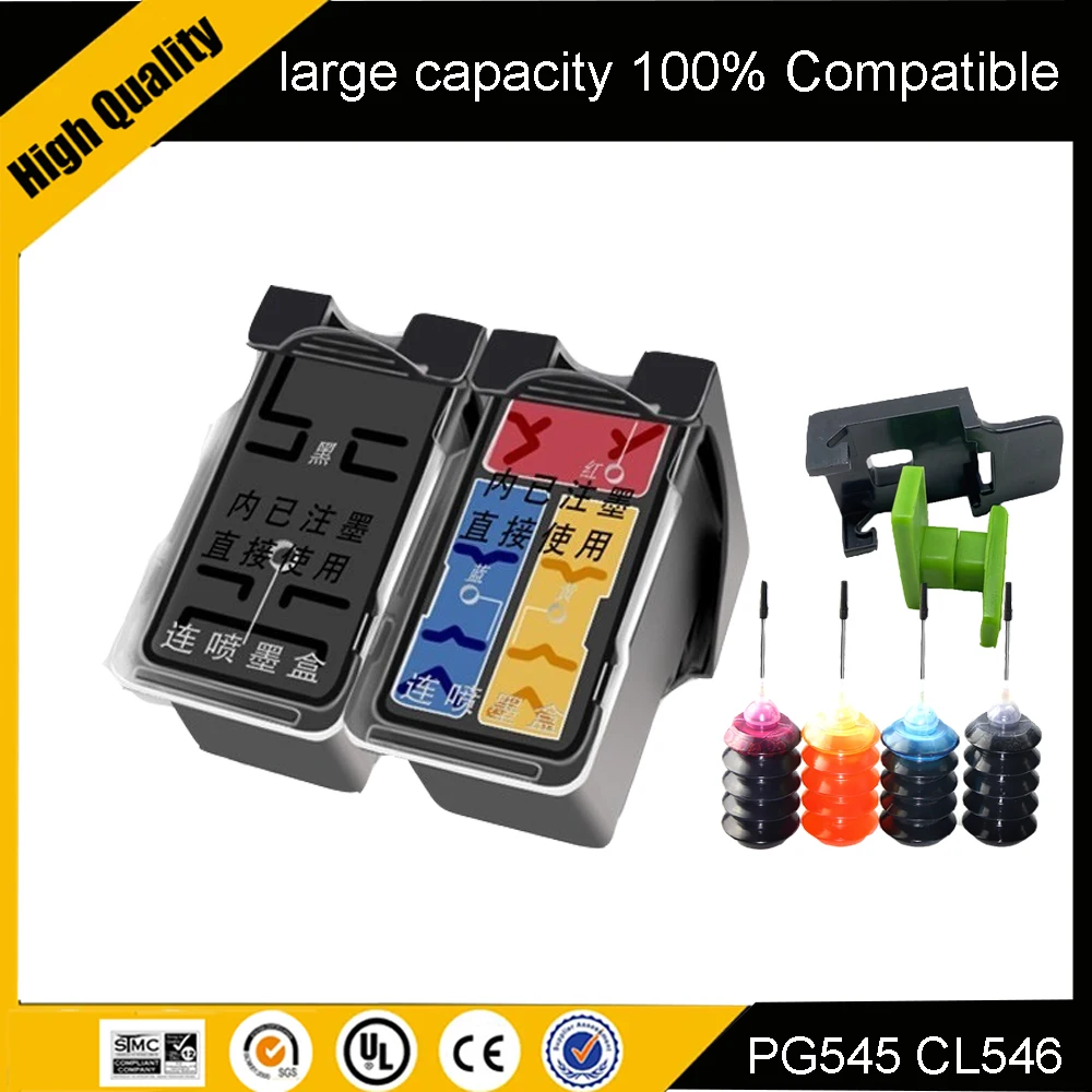 PG545 CL546 Compatible 545XL 546XL 545 XL 546 XL Ink Cartridge for ...