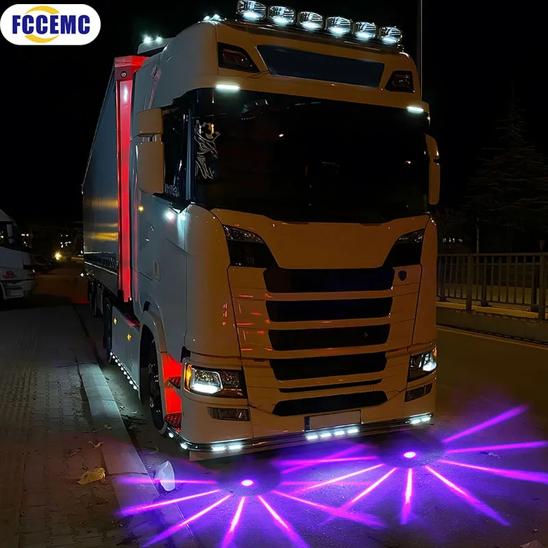 7-Color-LED-Flashing-Chassis-Tail-Light-Anti-Fog-Parking-Brake-Warning ...