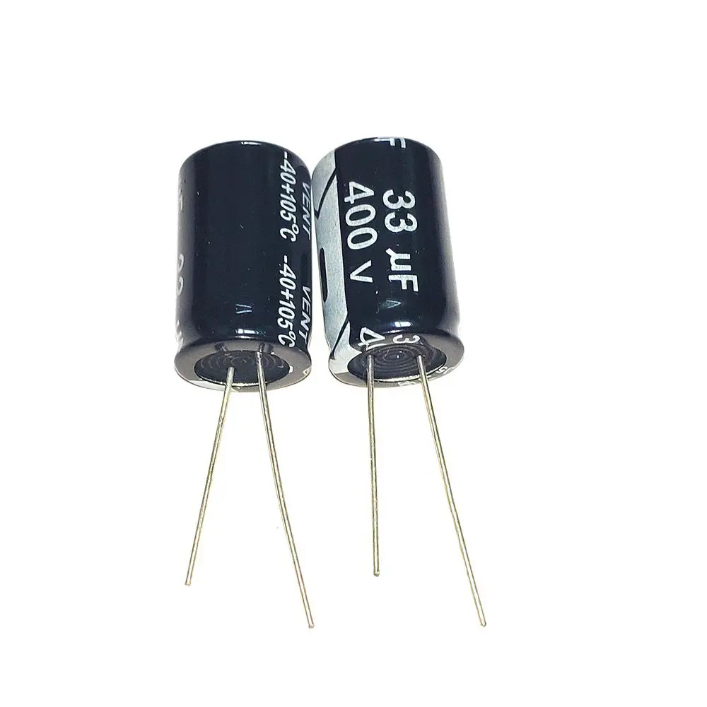 5pcs-400V-33uF-400Volt-33MFD-Aluminum-Electrolytic-Capacitor-13-20mm ...