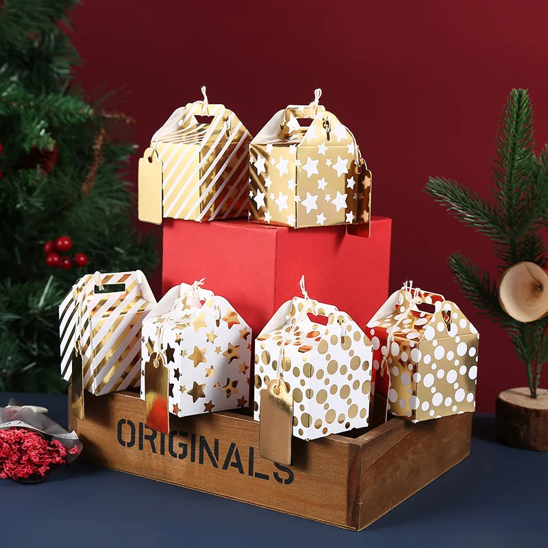 12pcs-Exquisite-Small-Paper-Candy-Boxes-Merry-Christmas-Cookie-Gift ...