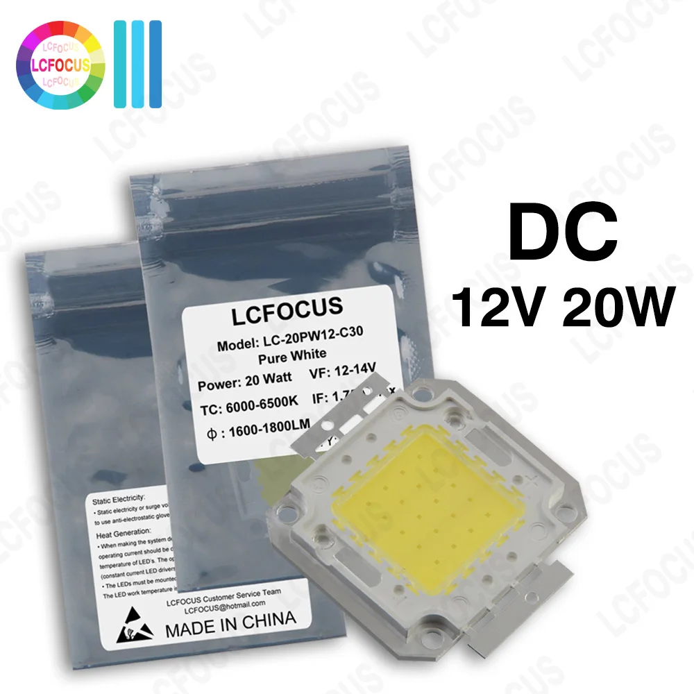 DC-12V-High-Power-LED-Chip-10W-20W-30W-50W-Warm-Natural-White-3000K ...