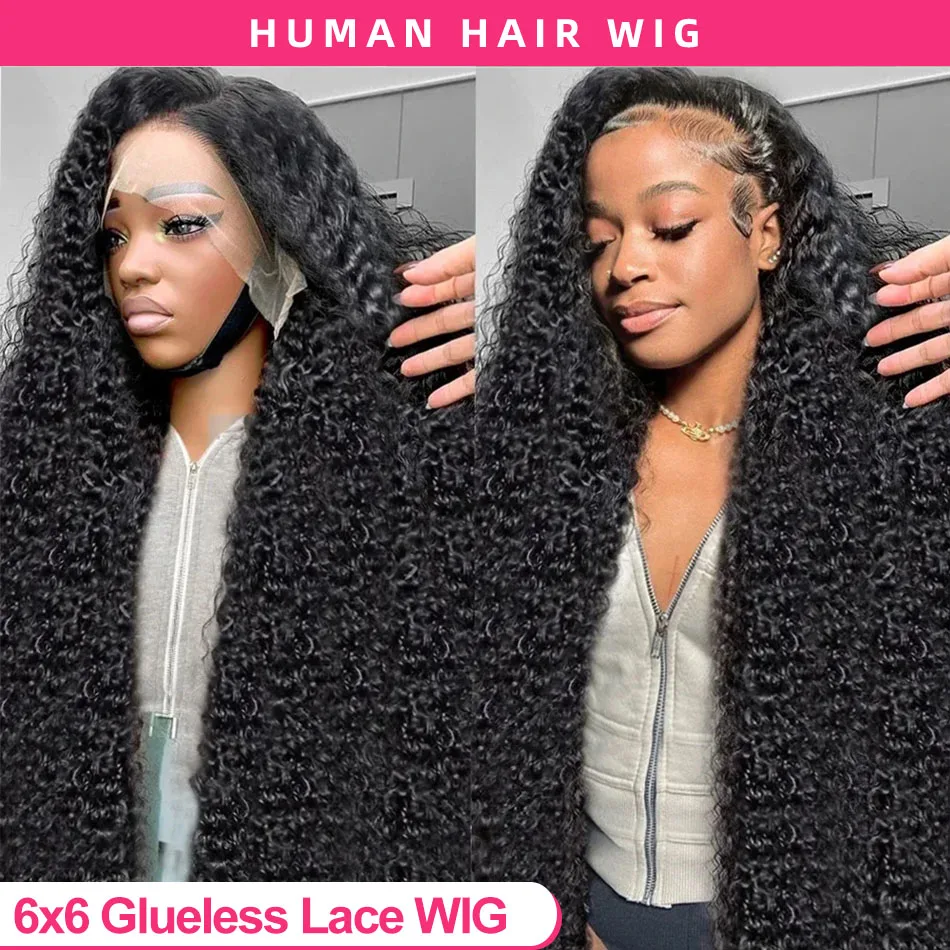 Peruca-Encaracolada-Glueless-Deep-Wave-HD-Lace-Frontal-Wig-Cabelo ...