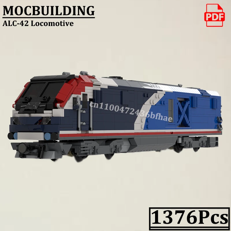 ALC-42 Locomotive Display Model MOCBUILDING Creative Bricks City ...