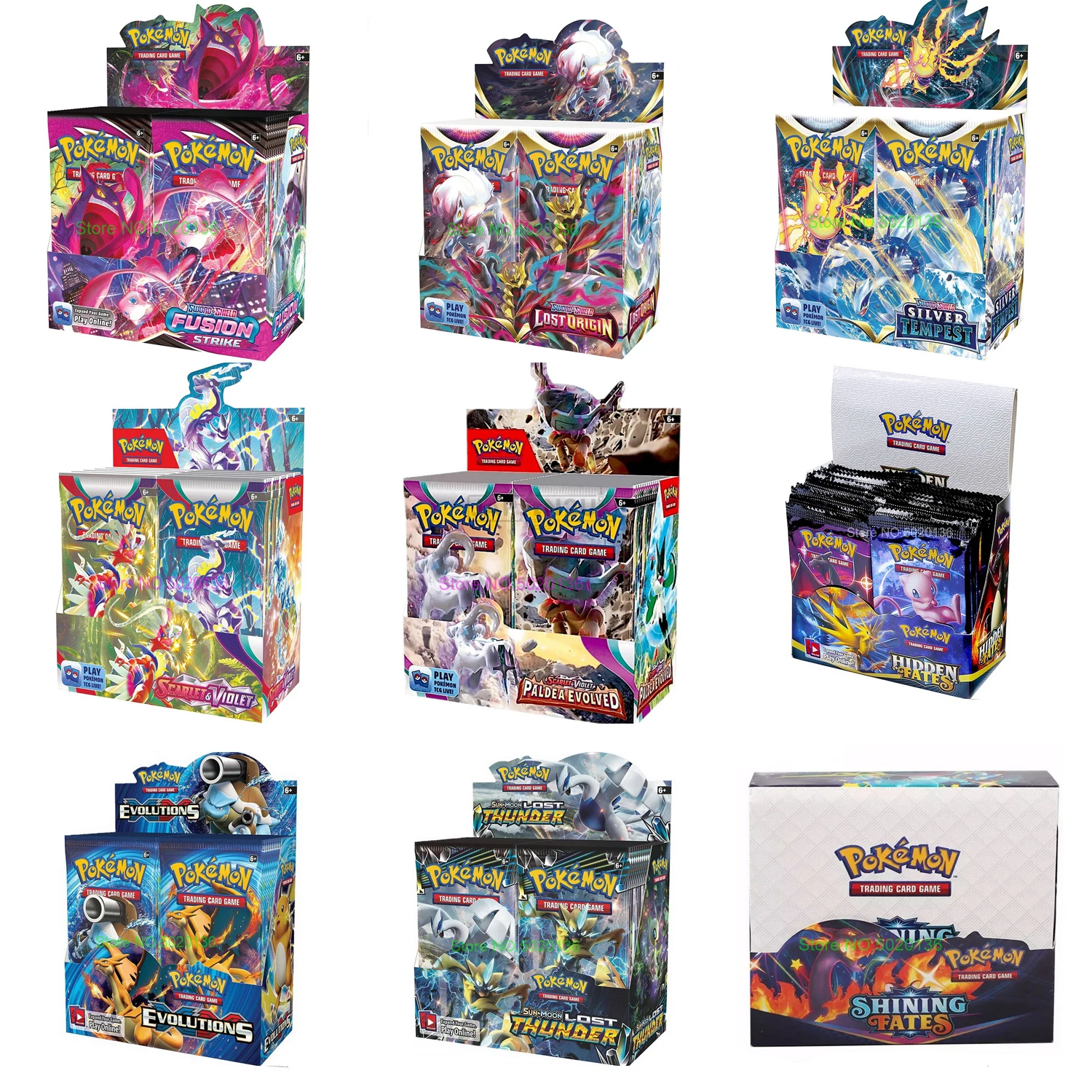 Paradox Rift Crown Zenith Silver Tempest Lost Origin Pokemon Cards ...