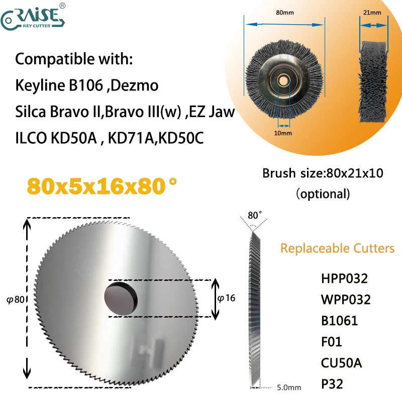 WP032-F01-P32-CU50A-Cutter-Compatible-with-Silca-Bravo-II-Keyline-Dezmo ...