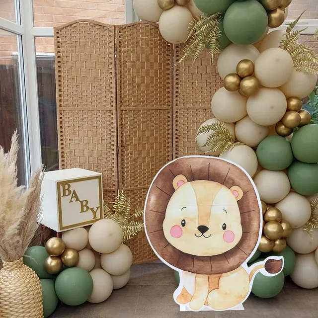 Tema Giungla Baby Shower ANIMALI DELLA GIUNGLA Backdrop Digitale