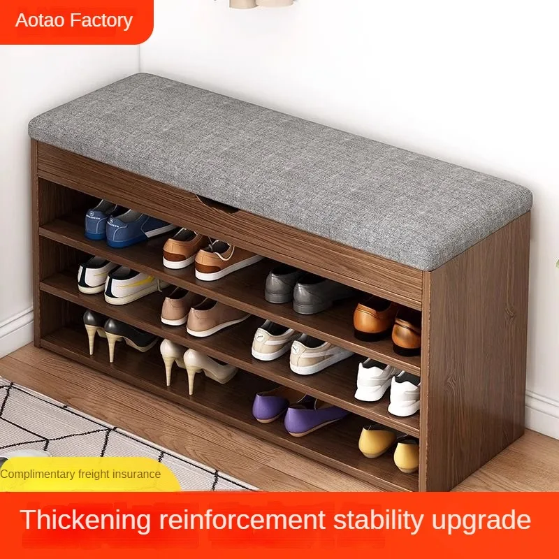 Shoe-rack-shoe-stool-doorstep-household-indoor-storage-rack-dustproof ...
