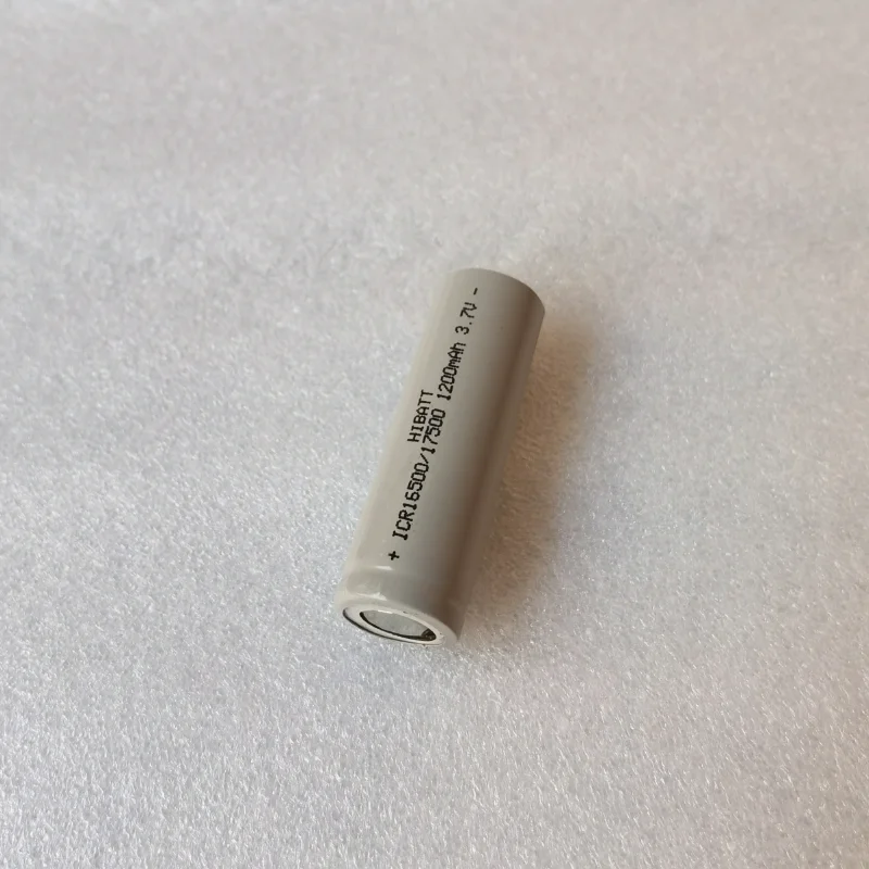 Us 10pcs 1200mah 3.7v 16500 Lithium Ion Rechargeable Battery 17500 Li ...