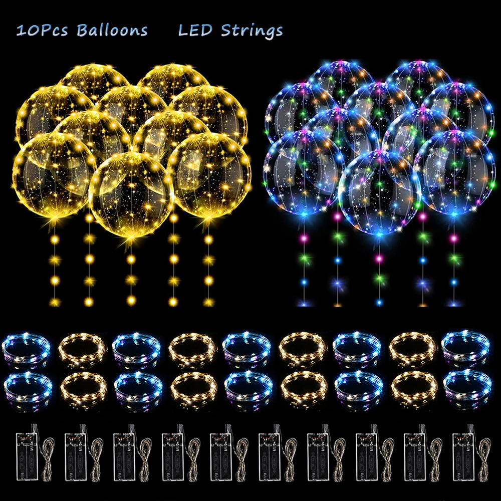 Globos-luminosos-LED-para-decoraci-n-de-fiestas-globo-de-helio-con ...