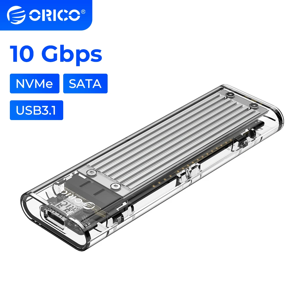 ORICO-M-2-Enclosure-5Gbps-10Gbps-SSD-Case-USB-3-1-4TB-NVME-SATA-SSD ...