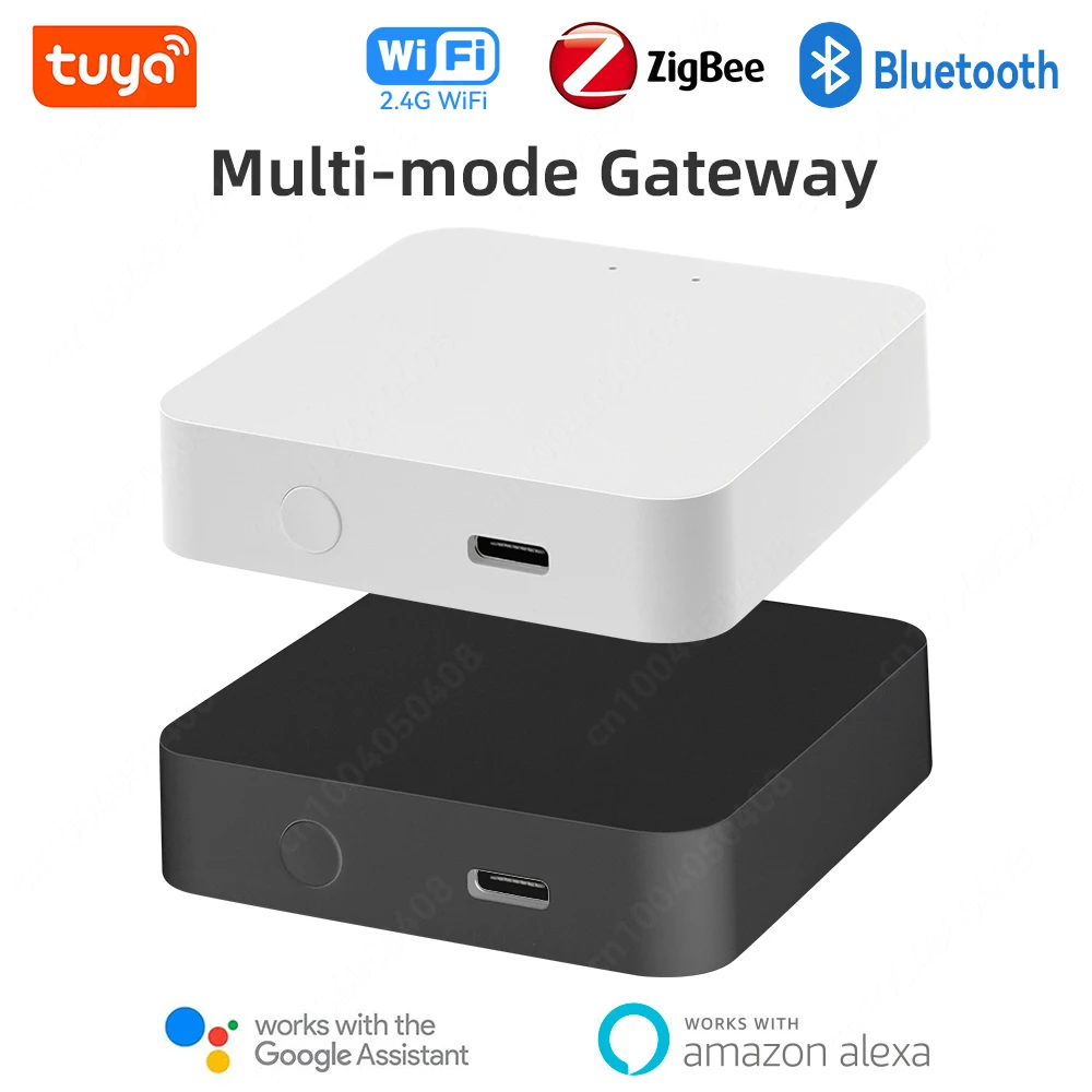 Tuya Smart Home Multi-mode Gateway Hub Zigbee 3.0 Bluetooth to WiFi Wireless Bridge Mesh Smart ...