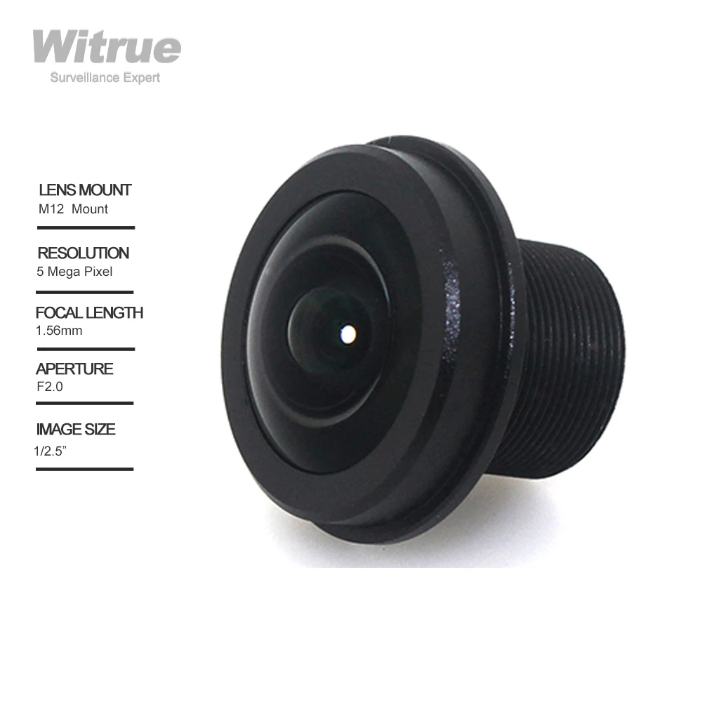 180 Degrees Fisheye M12 Mount Lens | M12 Fish Eye Camera Lens | Cctv ...