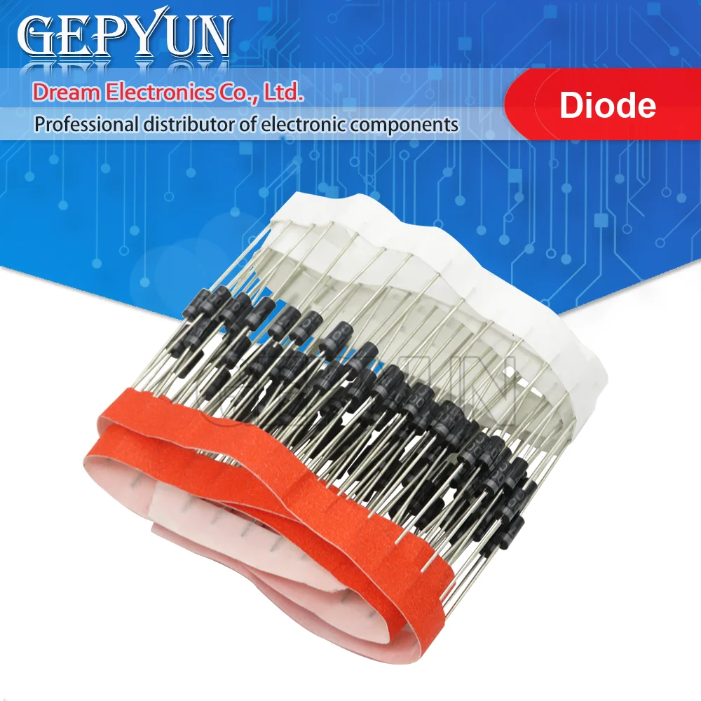 100PCS Rectifier Diode FR102 FR107 FR157 FR207 HER107 HER108 HER207 ...