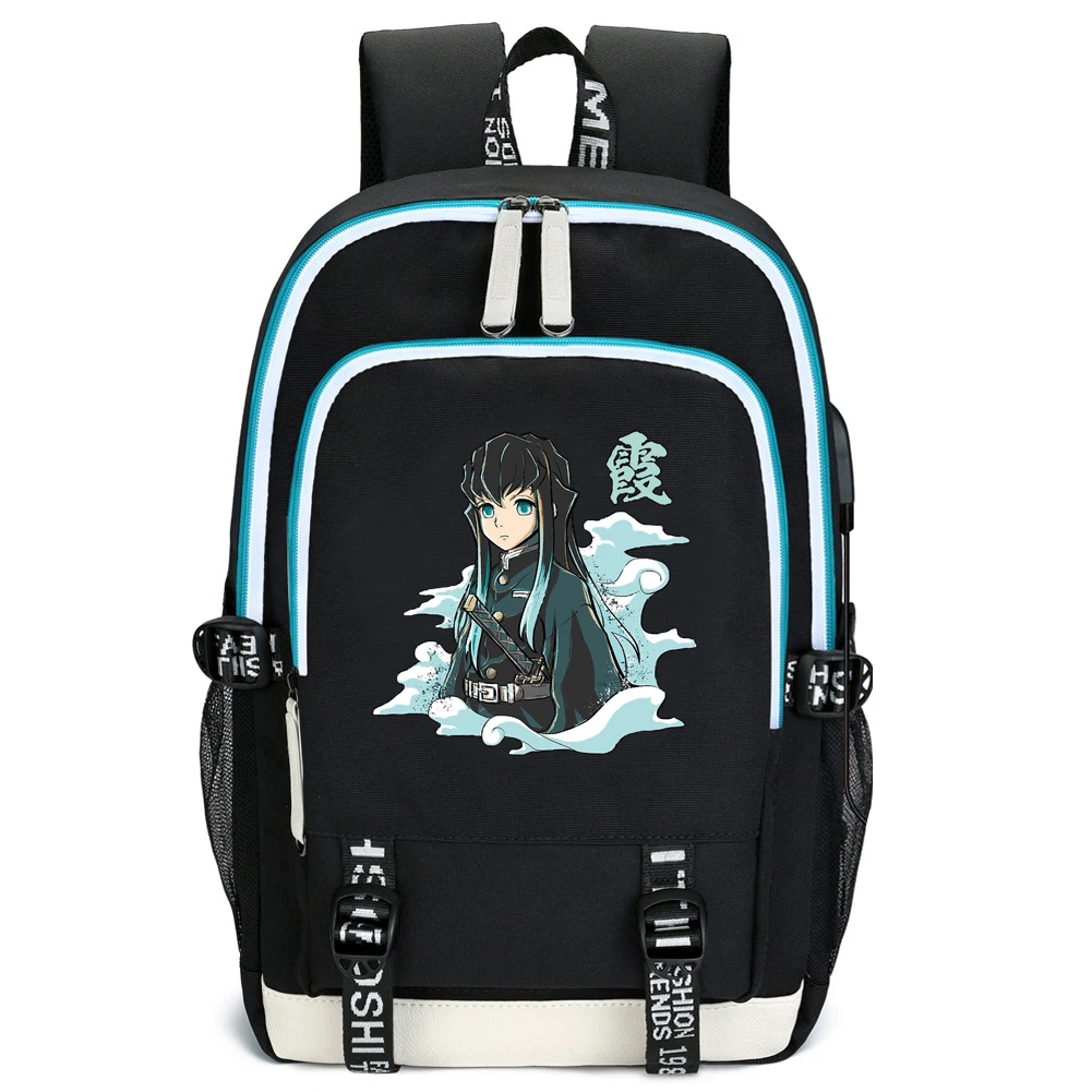 Anime Demon Slayer Muichiro Tokito Backpack For Teenager, 60% OFF