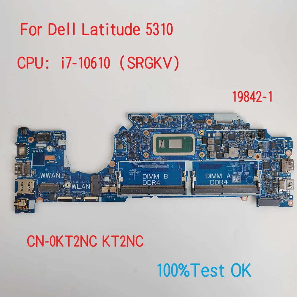 19842-1-For-Dell-Latitude-5310-Laptop-Motherboard-With-CPU-i3-i5-i7-CN ...
