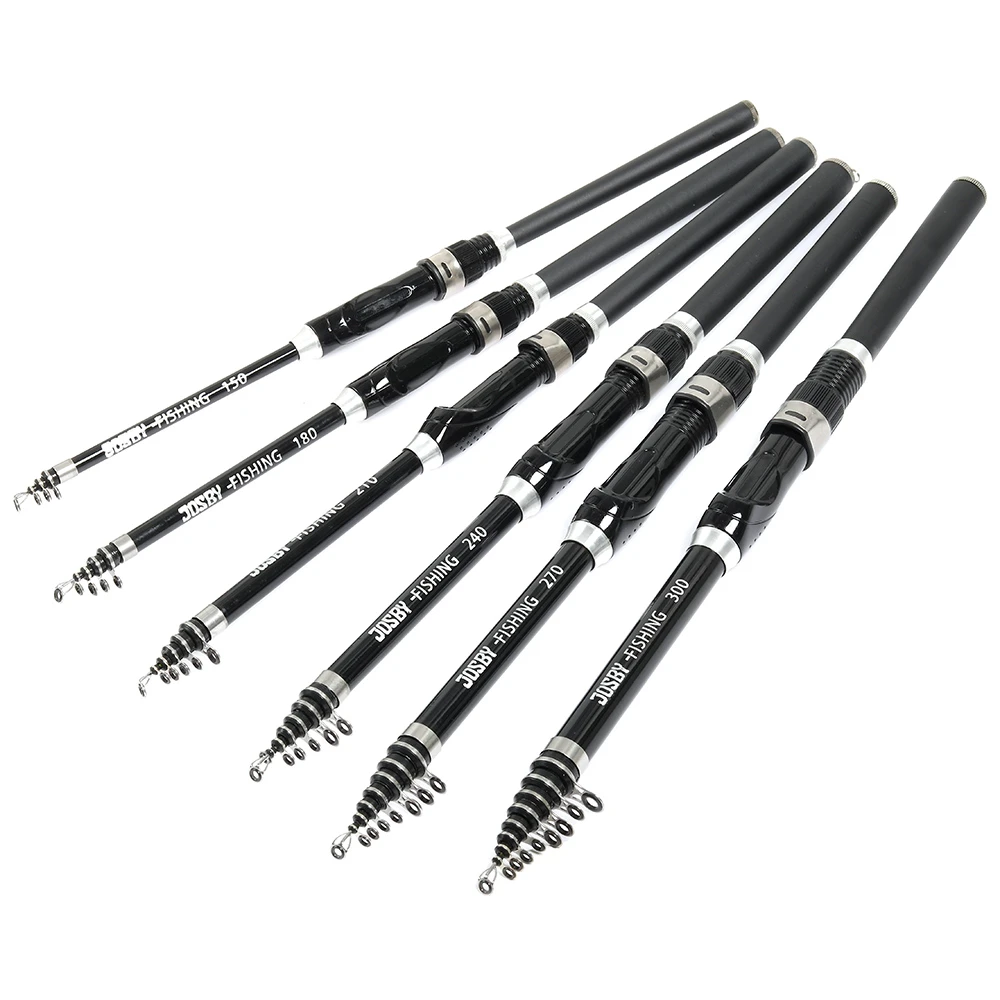 Josby 1.5m 1.8m 2.1m 2.4m 2.7m 3.0m Spinning Telescopic Frp Fishing Rod ...