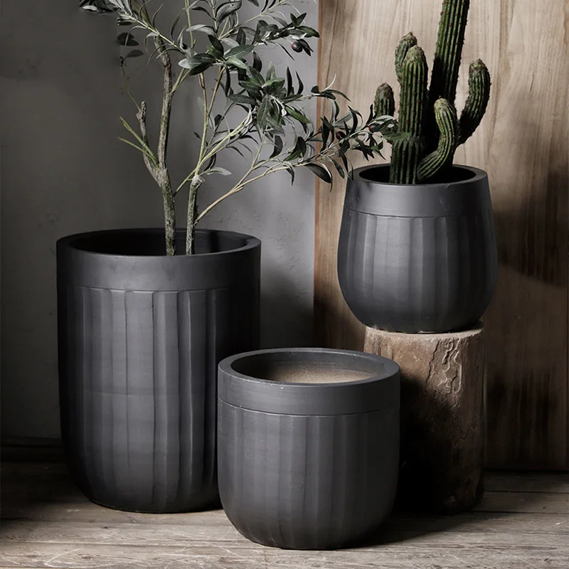 Modern Large and Tall Vases Ceramic Flower Pot Vase Basket Wedding ...