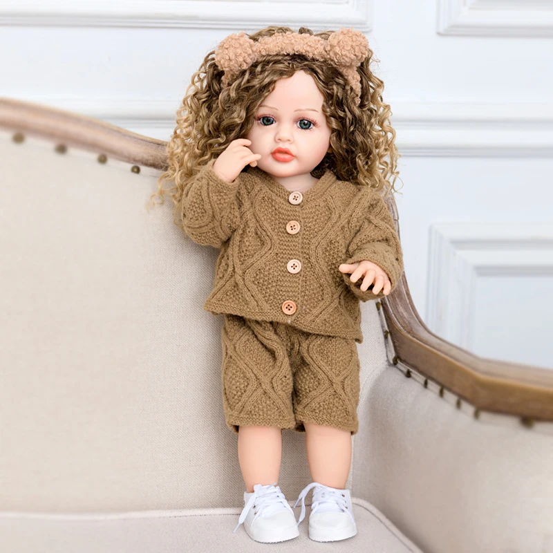 55cm-Reborn-Baby-Doll-Full-Body-Silicone-Waterproof-Toddler-22-inch ...