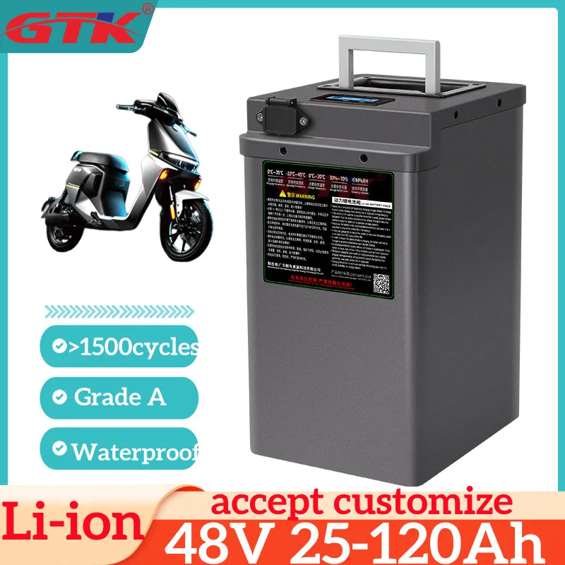 GTK-48V-30Ah-Battery-25Ah-40Ah-50Ah-60Ah-75Ah-100Ah-120Ah-Li-ion ...