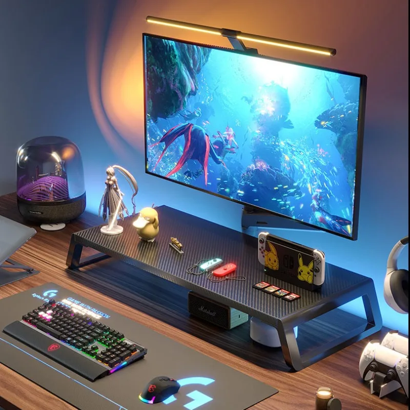 Simple-Office-Computer-Monitor-Booster-Shelf-Student-Dormitory-Storage ...