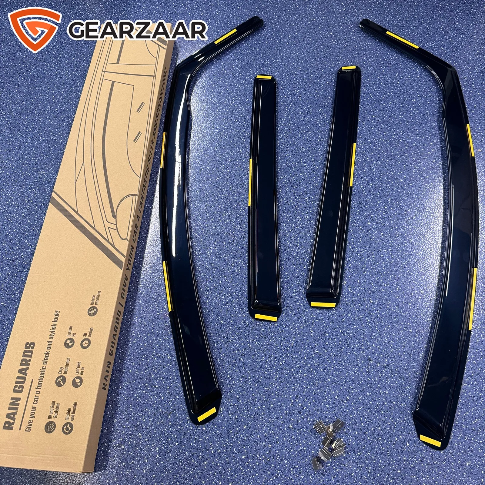 4pcs Wind Deflectors Tinted For Renault Clio MK4 2012-2019 5-Door ...