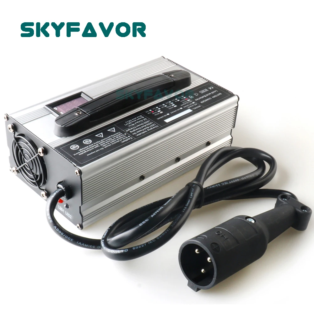 Intelligent-48V-15A-AGV-Robot-charger-LED-display-48V-50AH-lifepo4 ...