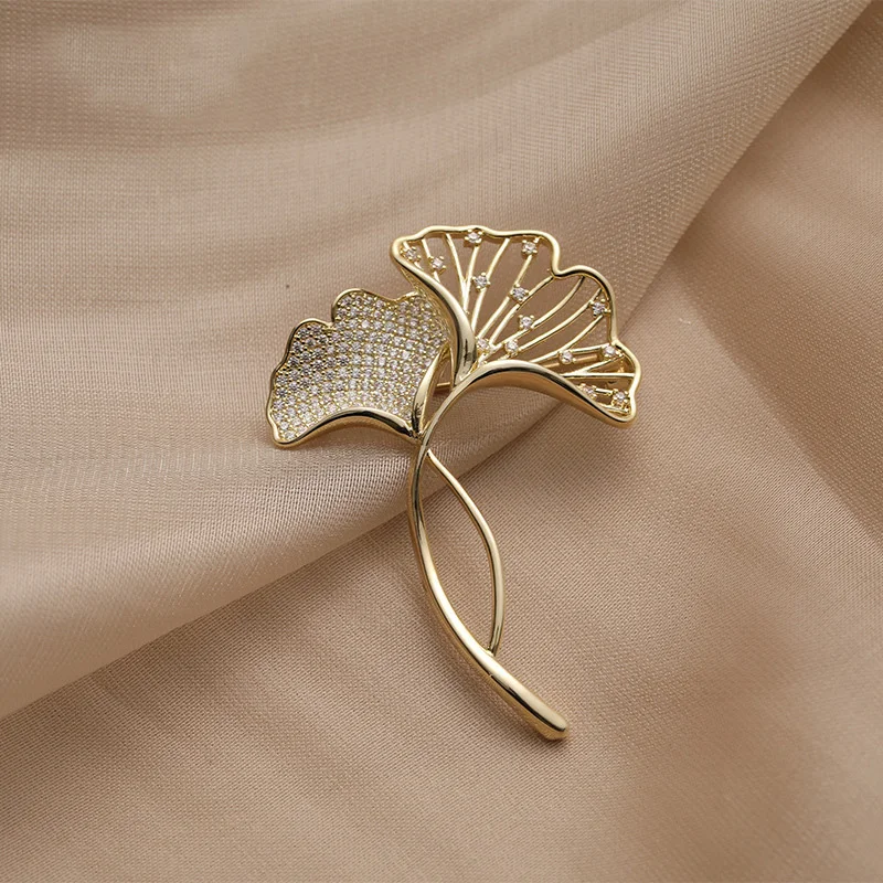 Leaf-Brooches-For-Women-Wedding-Party-Flower-Brooches-Pin-Fashion ...
