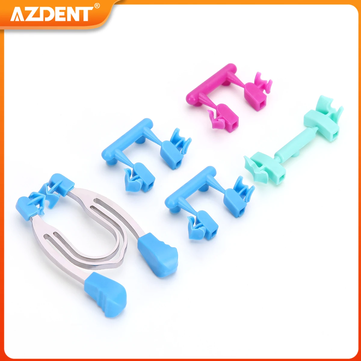 AZDENT-Dental-Matrix-Sectional-Contoured-Metal-Spring-Clip-Rings ...