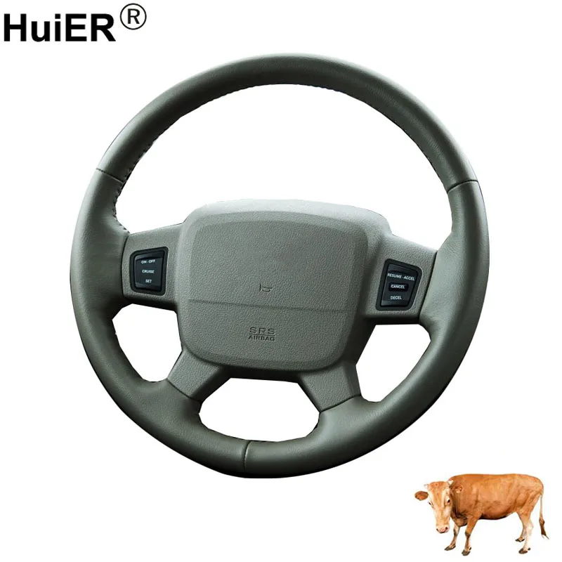 Cow-Leather-Hand-Sewing-Car-Steering-Wheel-Cover-for-Jeep-Commander-XK ...