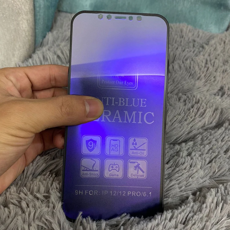 Screen Protectors Blue Glass Protector iPhone 16 Blue Light Screen ...