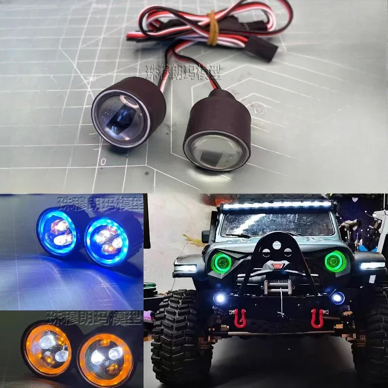 Angel Eye Longan Headlight 19MM 22MM Devil Eye for 1/8 RC Crawler Car ...