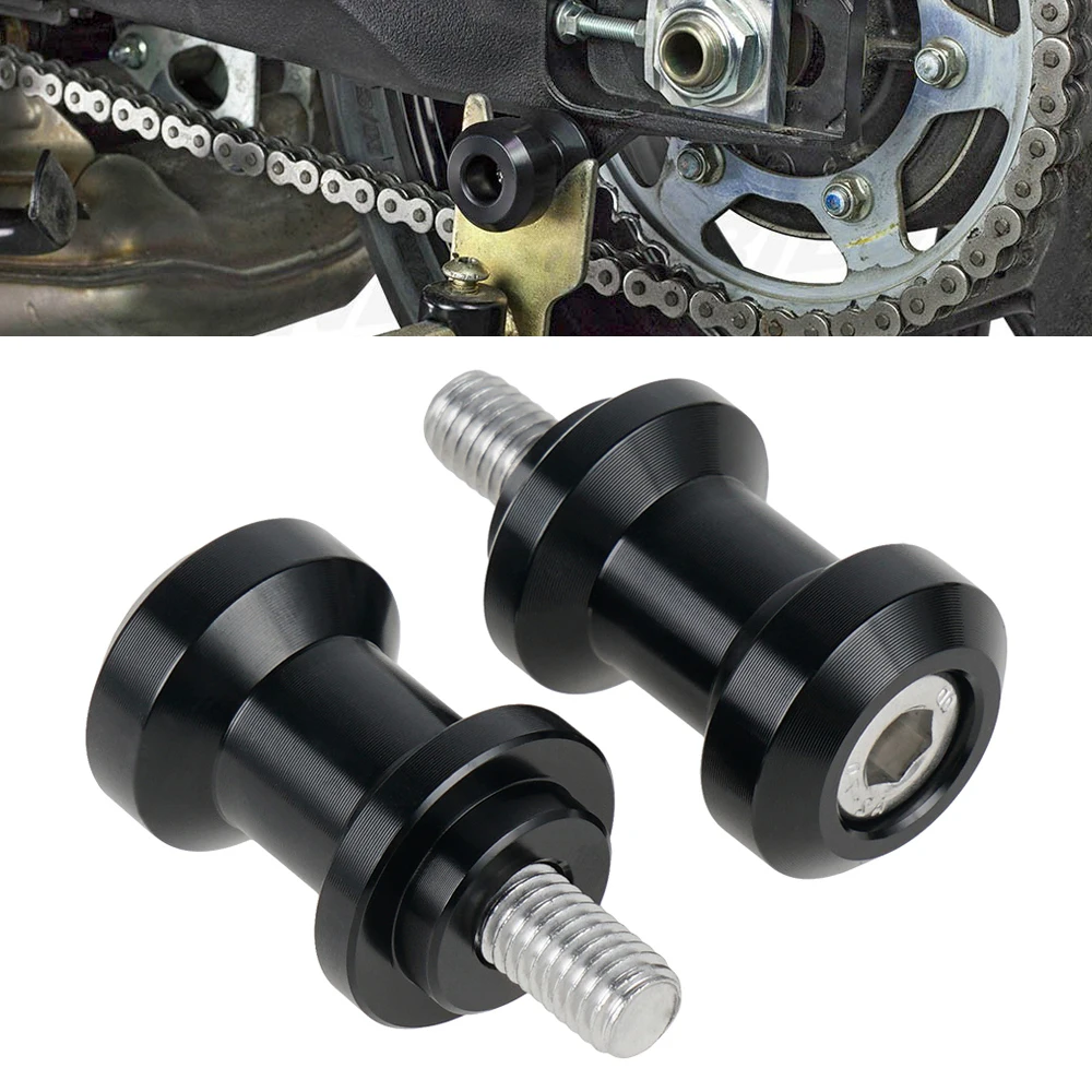 Motorcycle-6061-T6-Aluminum-M6-6mm-Swingarm-Spools-for-Yamaha-R1-YZF-R6 ...