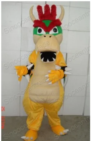 New Adult Character Bowser Mascot Costume Halloween Christmas Dress ...