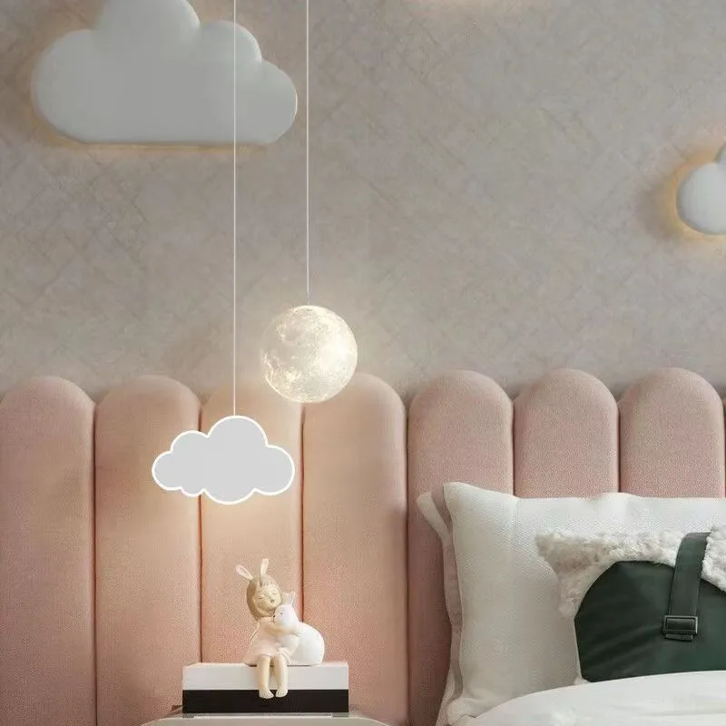 Creative-Children-s-Pendant-Lamp-for-Bedroom-Bedside-Plane-Star-Cloud ...