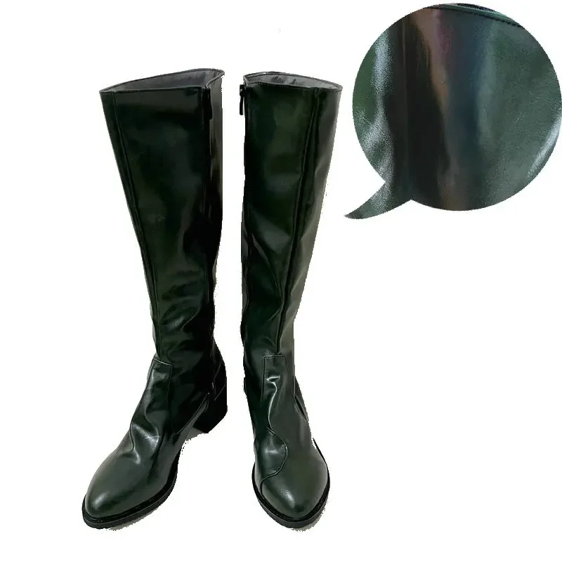 Shin-Kamen-Rider-1-go-Cosplay-botas-de-color-verde-oscuro-zapatos-de ...