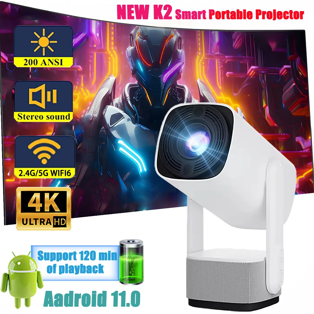 Proyector-port-til-K2-hy320-para-cine-en-casa-dispositivo-con-Android ...
