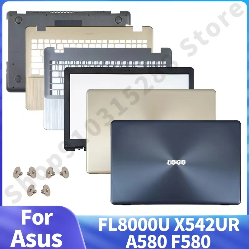 Tampa-traseira-LCD-para-asus-x542-x542ur-fl8000u-a580u-f580-v587u-moldura-frontal-e-tampa ...