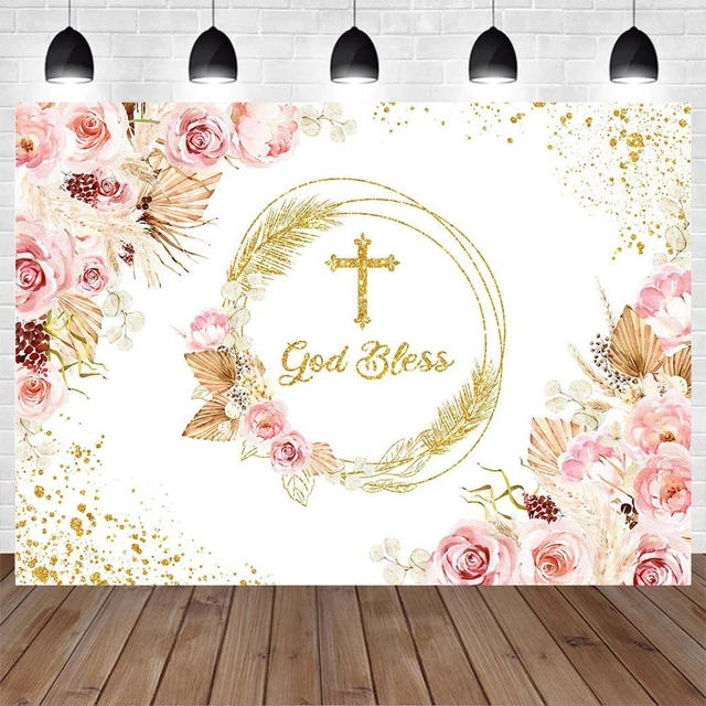 Christening Baby Girl Background Wallpaper