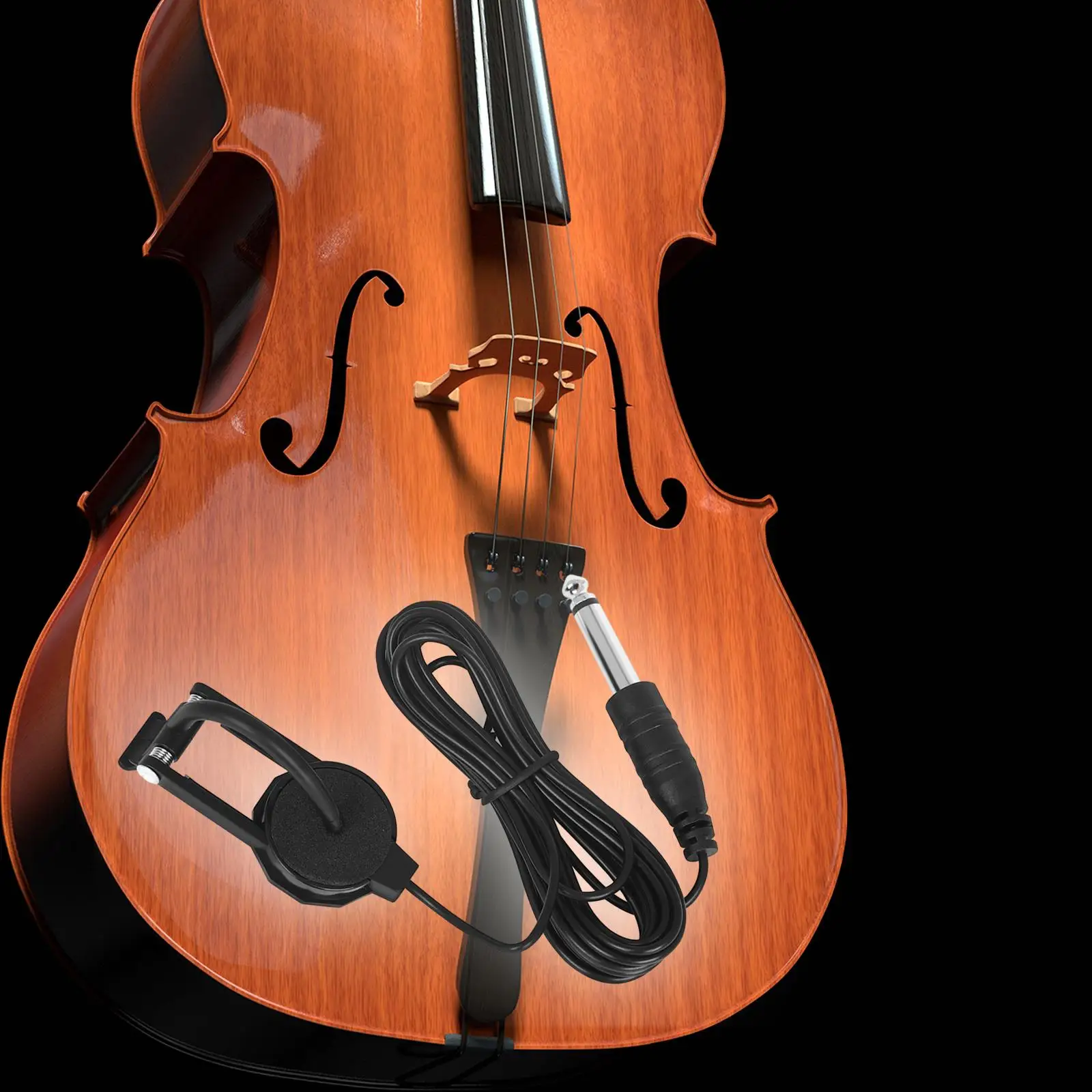 Violin-Pickup-Clip-on-Contact-Microphone-Piezo-Pickup-for-Acoustic ...