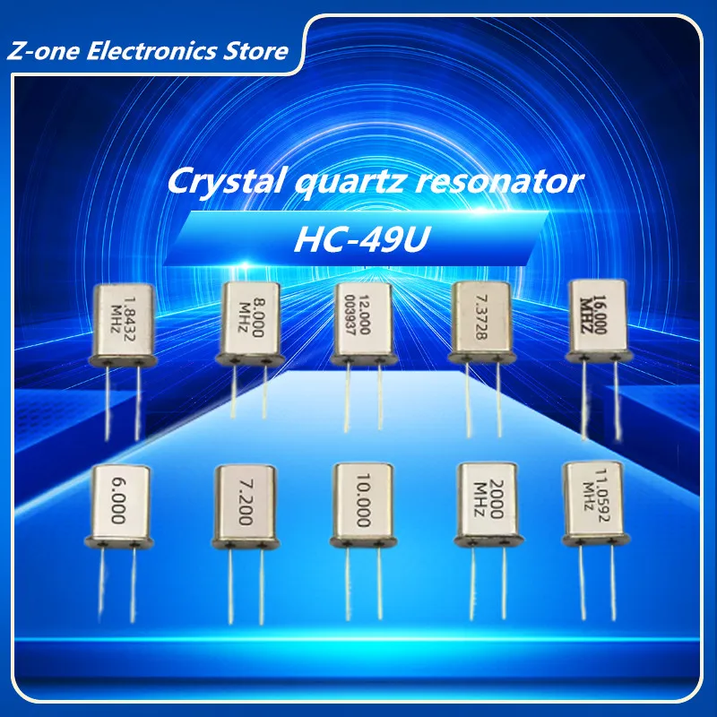 10pcs-HC-49U-49U-Crystal-quartz-resonator-1-8432M-2MHZ-2-4576M-4MHZ ...