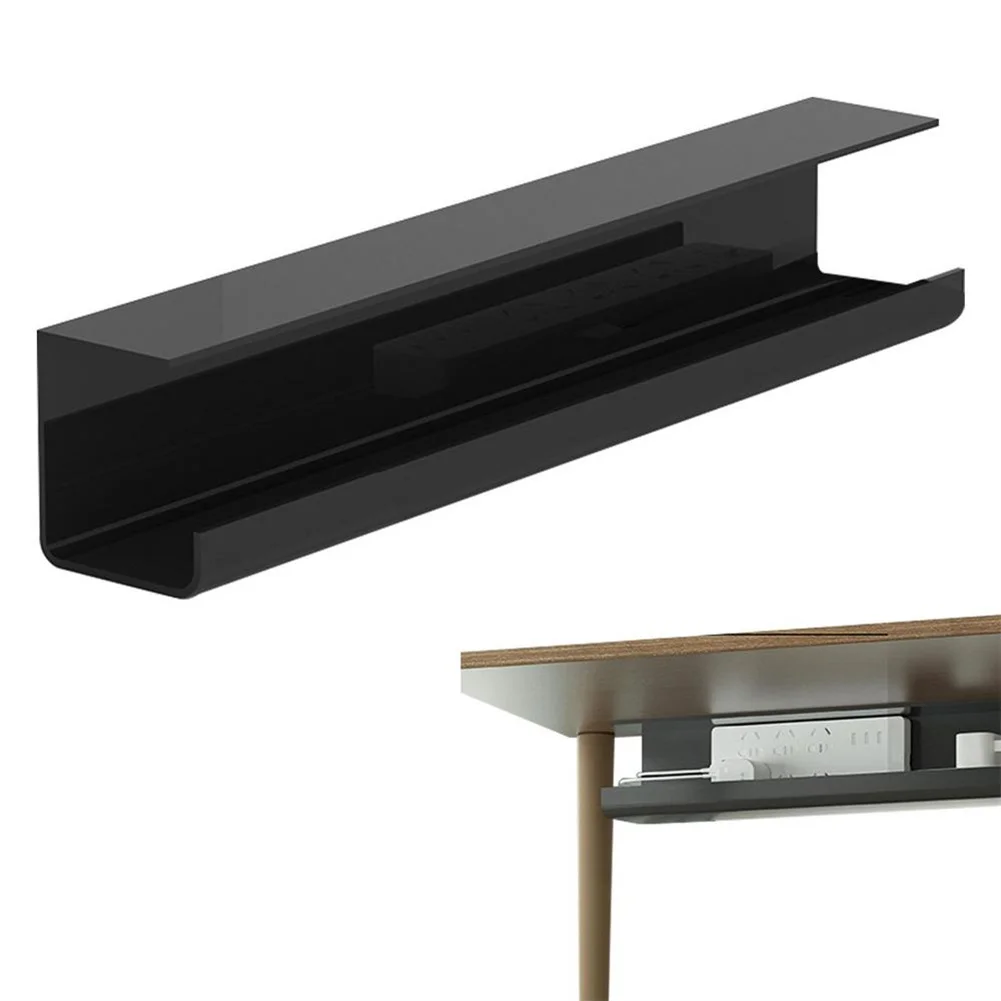 Under-Desk-Cable-Management-Tray-PVC-Cable-Tray-Under-Desk-Standing ...