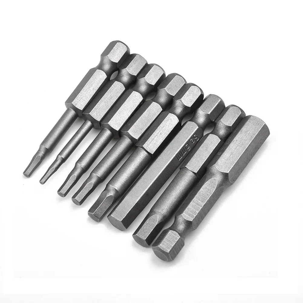 Magnetic Hexagon Screwdriver Bit Alloy Steel 1/4 Inch Hex Shank Screw ...