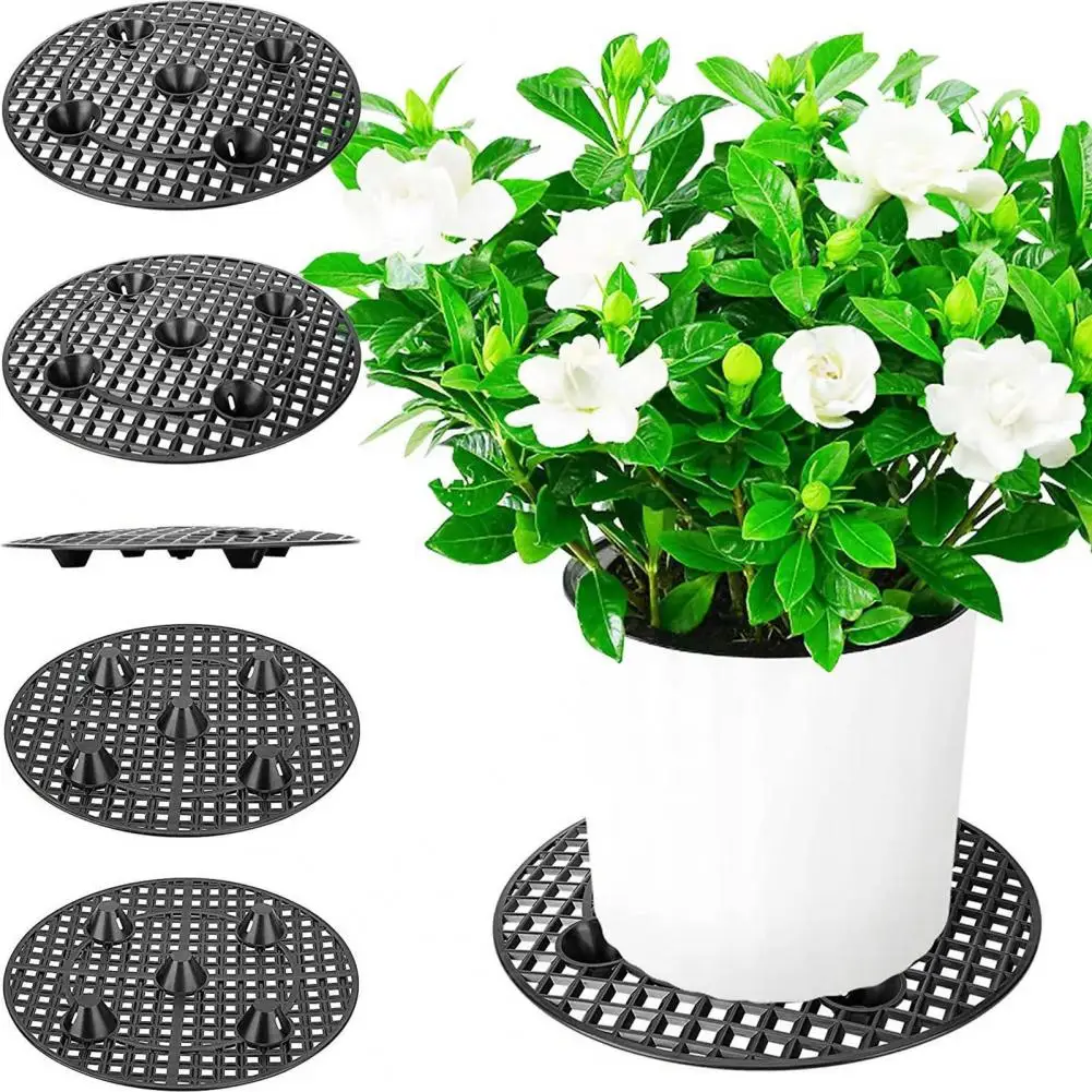 Efficient-Water-Drainage-System-Flower-Pot-Tray-Sturdy-Plastic-Flower ...