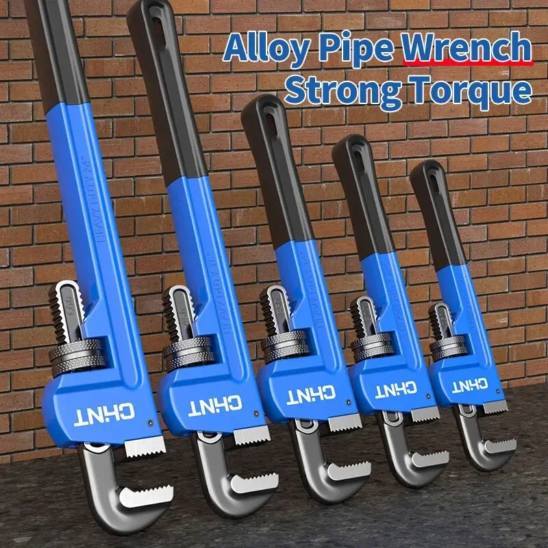 Heavy Duty Pipe Wrenches Set Multifunctional Adjustable Opening Water ...