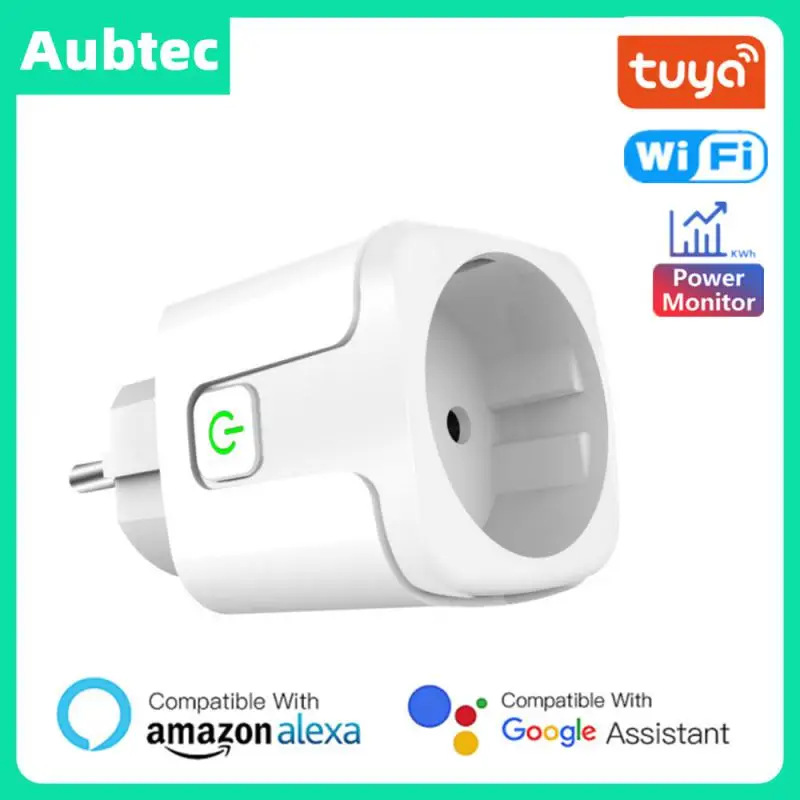 16A/20A Tuya Smart Plug WiFi Socket With Power Monitor Timing Function ...